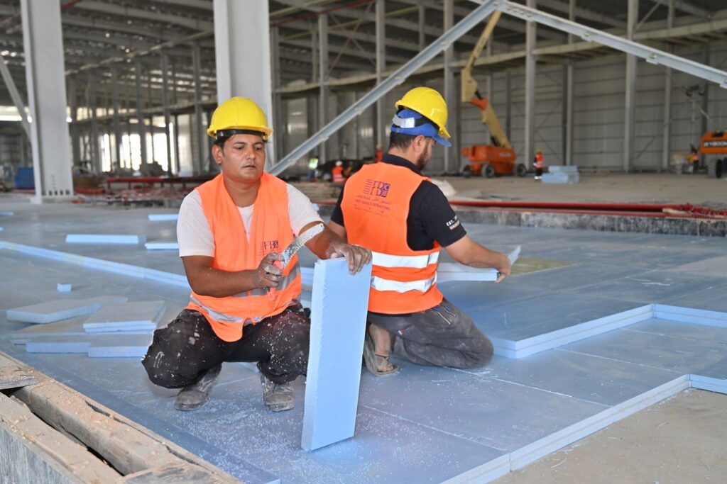 Mahasen alsharq logestic cold store - First Basics Constructing